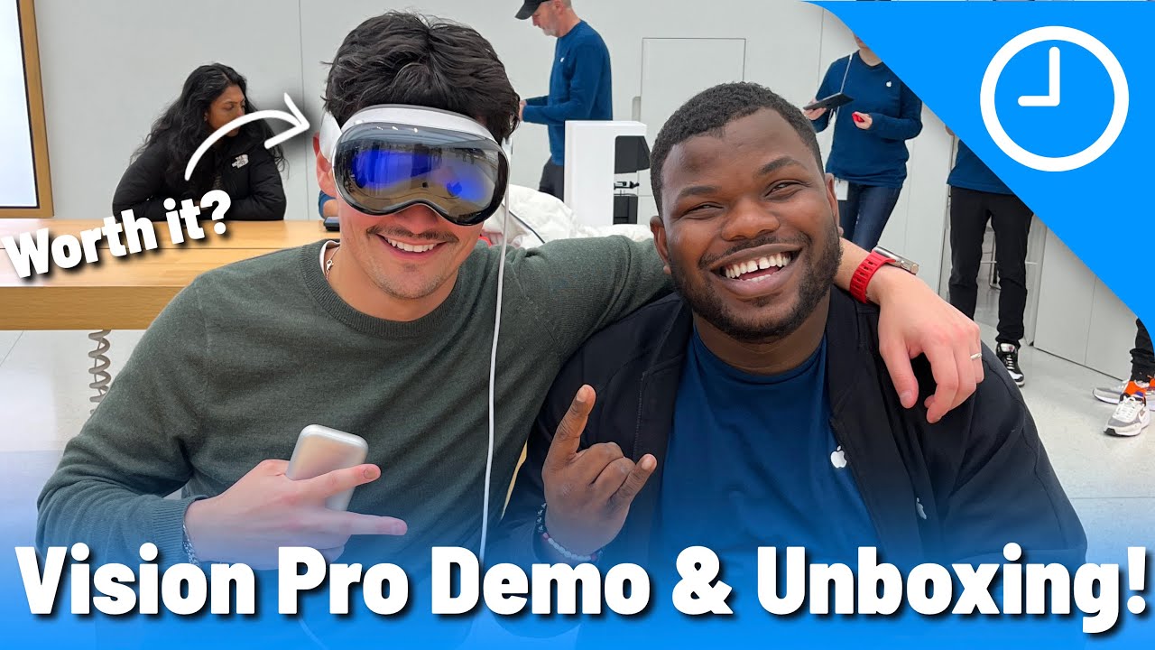 Vision Pro Demo and Unboxing, What to Expect! [First Look] - YouTube
