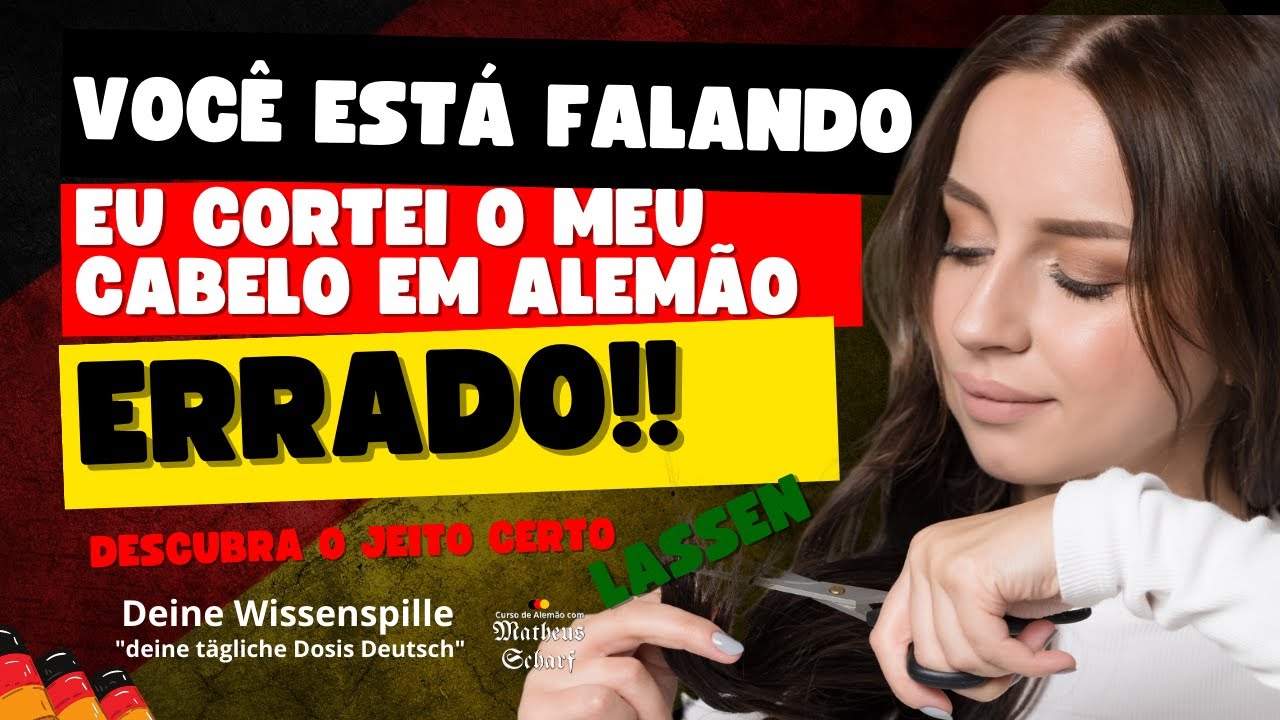 Como dizer eu cortei o cabelo em alemão - YouTube