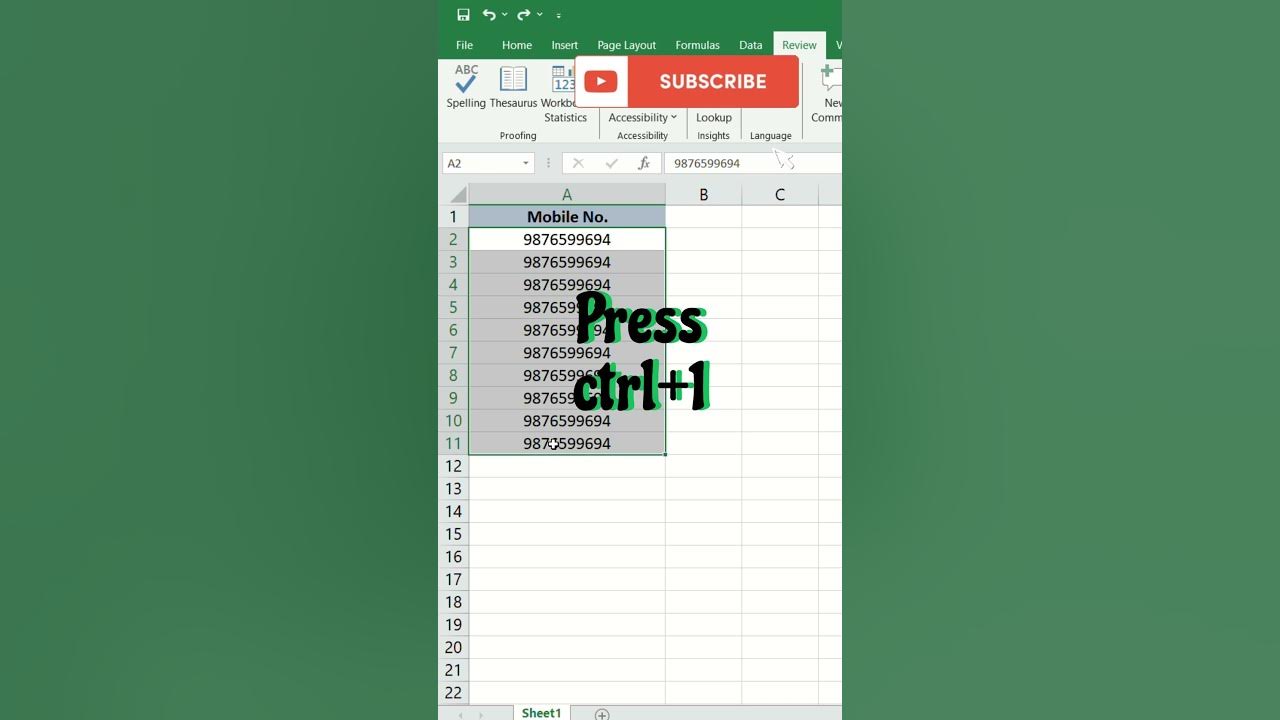 Excel Hack 12 How To Add 91 Short Hack Excelshortcuts Exceltech Exceltips Youtube