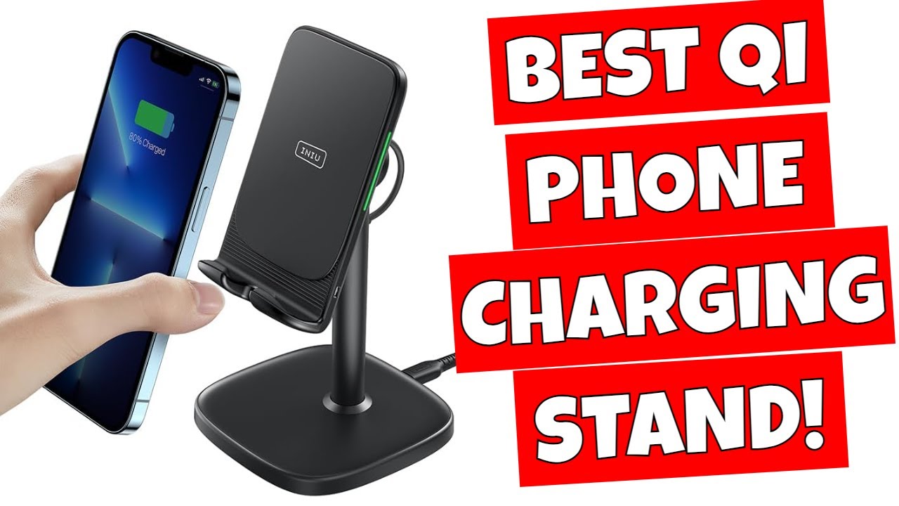 Desktop Phone Charging Stand QI 15w Fast Charge INIU WI-212 With ...