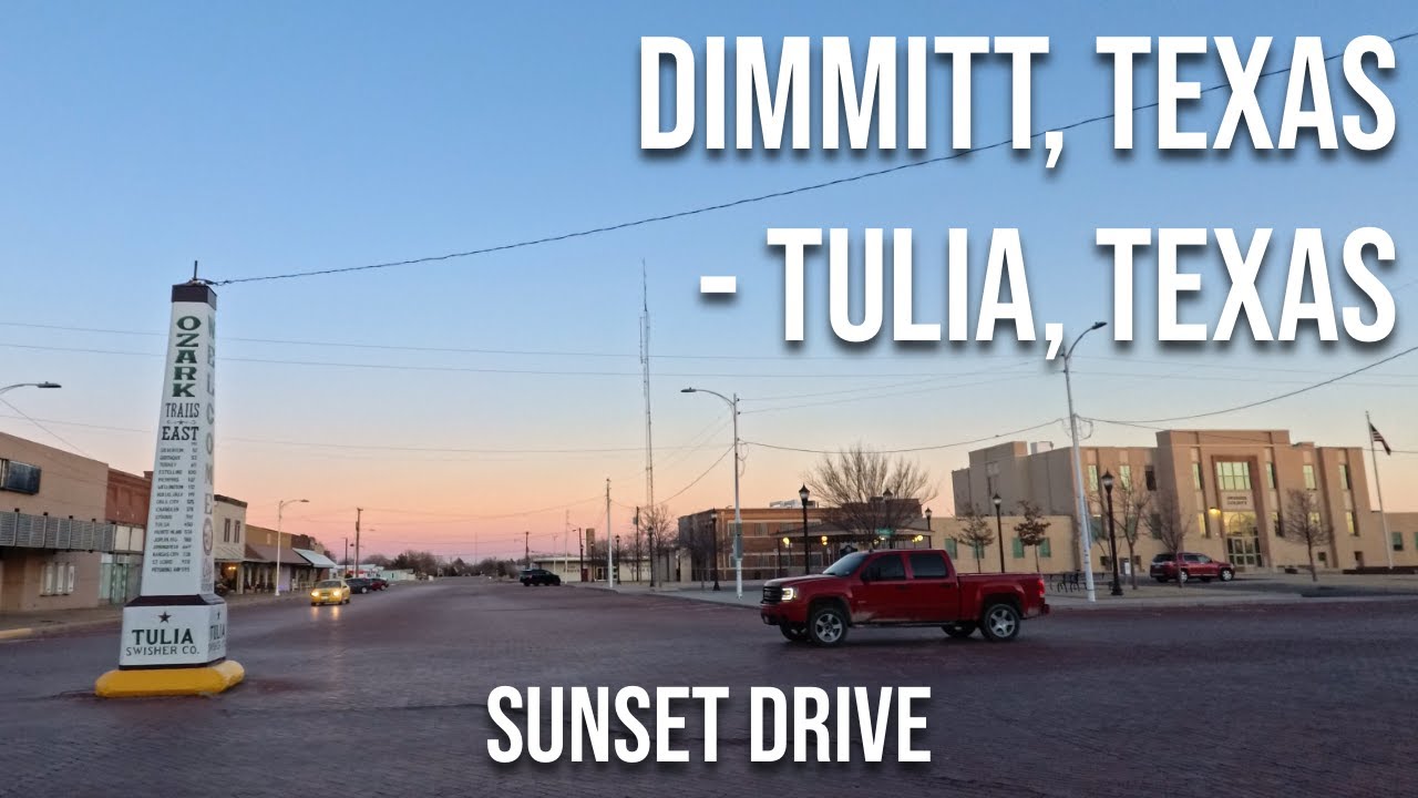 Dimmitt, Texas to Tulia, Texas! Drive with me on a Texas highway! - YouTube