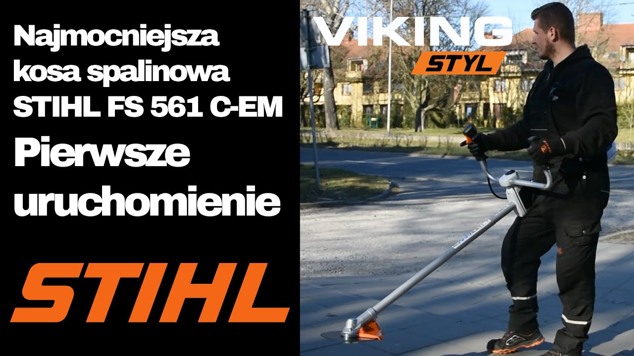 STIHL FS 561 C-EM - Pierwsze uruchomienie najmocniejszej kosy ...