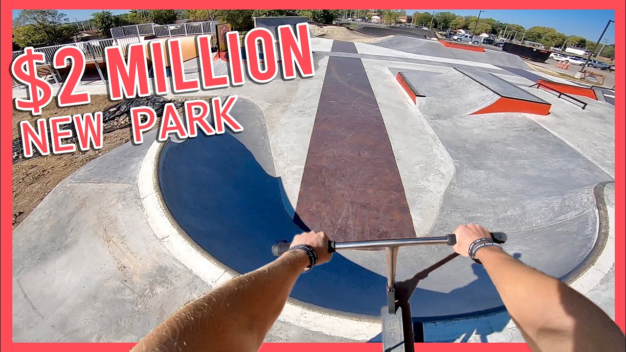 THIS BRAND NEW SKATEPARK IS AMAZING | Northridge Ohio - YouTube
