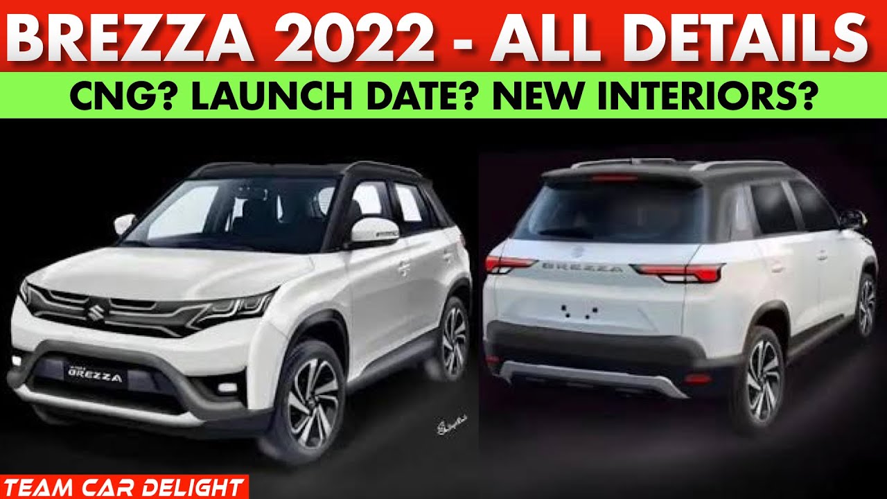 Brezza 2022 - CNG, New Interiors, High end Features | All Details - YouTube