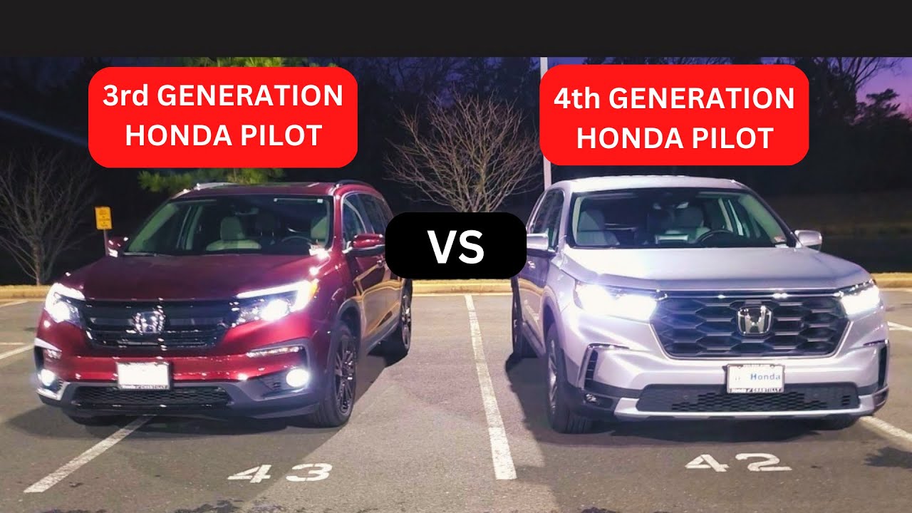 Honda Pilot - 3rd gen Honda pilot vs 4th gen Honda pilot #honda #pilot ...