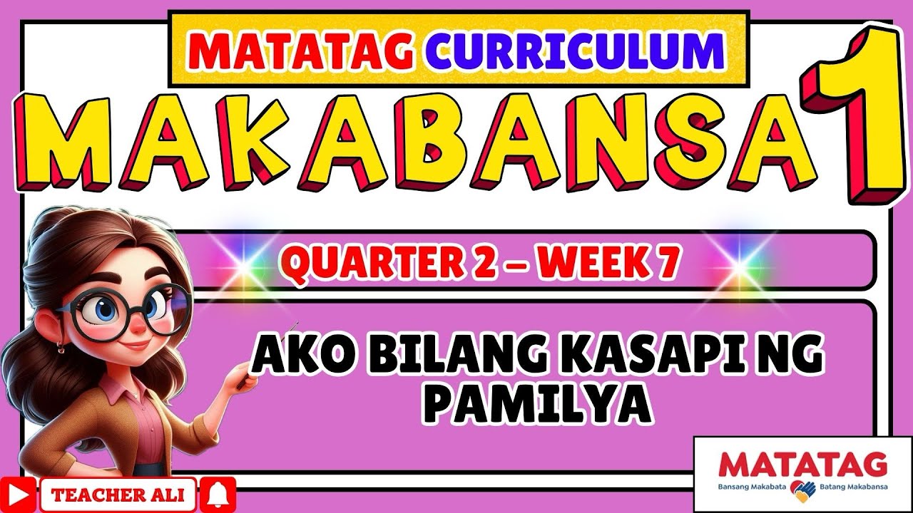 GRADE 1 MAKABANSA 1 QUARTER 2 WEEK 7 - YouTube