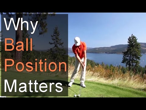 GOLF BALL POSITION AT SETUP - WHY IT MATTERS - YouTube