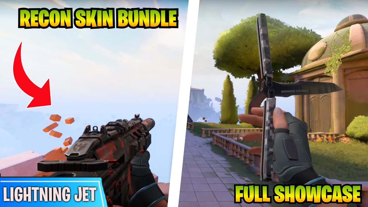 NEW RECON SKIN BUNDLE AND BUTTERFLY KNIFE SHOWCASE - VALORANT - YouTube
