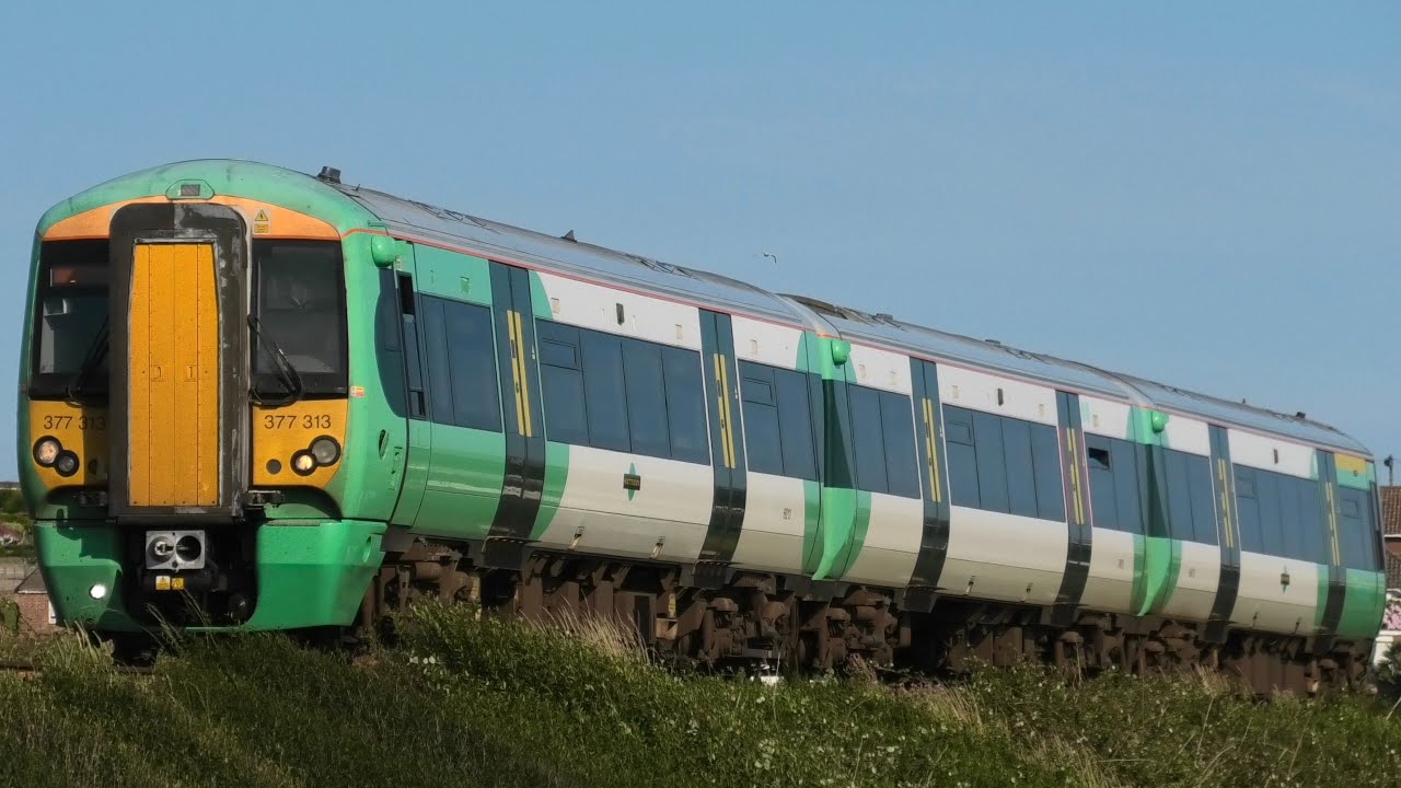 Southern Class 377/3 - 377313 Departs Bishopstone For Brighton On The ...