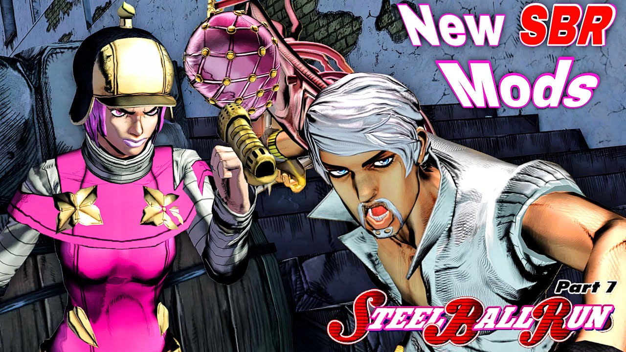 New Steel Ball Run Characters in ASBR! • ASBR Mods - YouTube