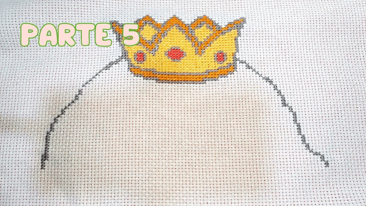 BORDANDO UNA SIRENA CON PUNTO CRUZ - PARTE 5 | EMBROIDERING A MERMAID ...