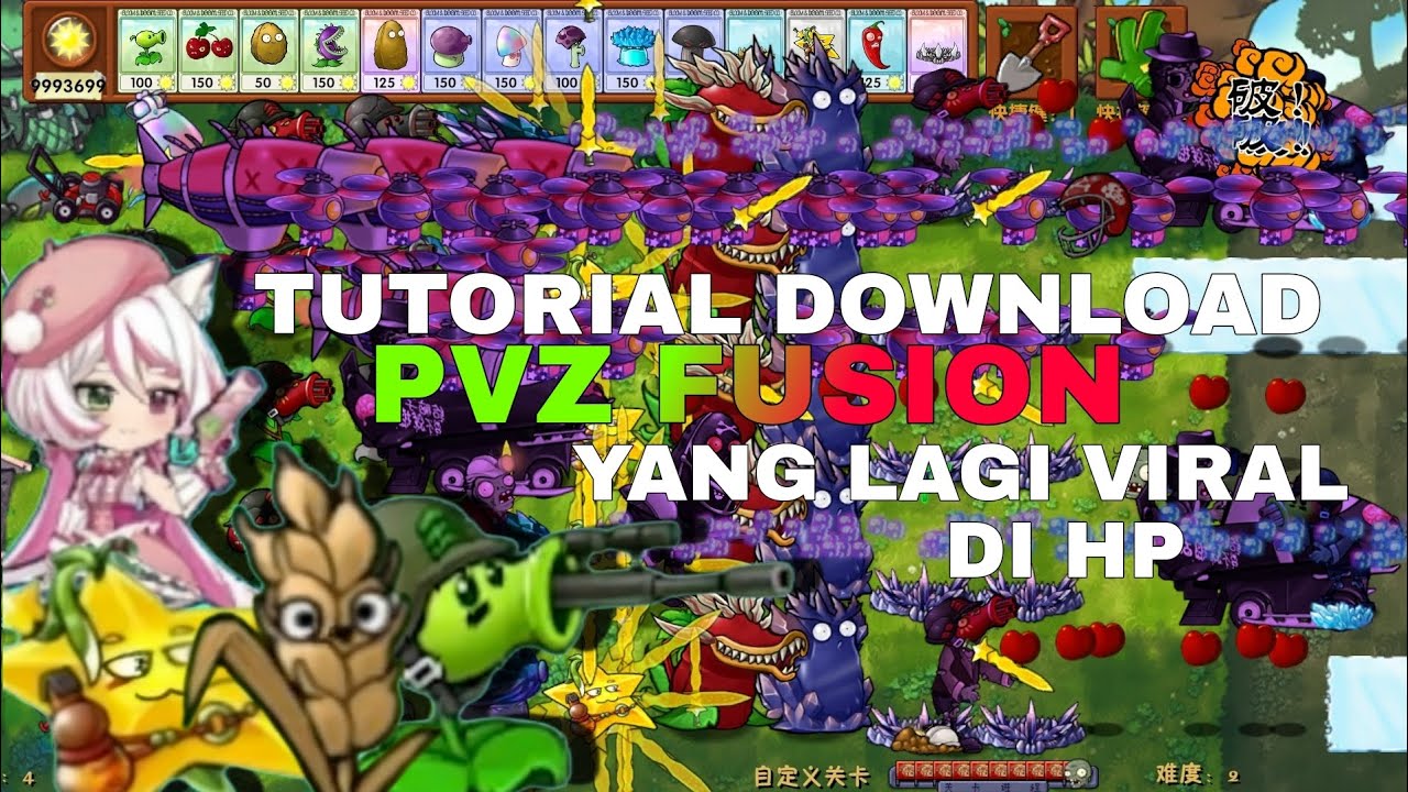 TUTORIAL DOWNLOAD PVZ FUSION 2.1.3 DI ANDROID - YouTube