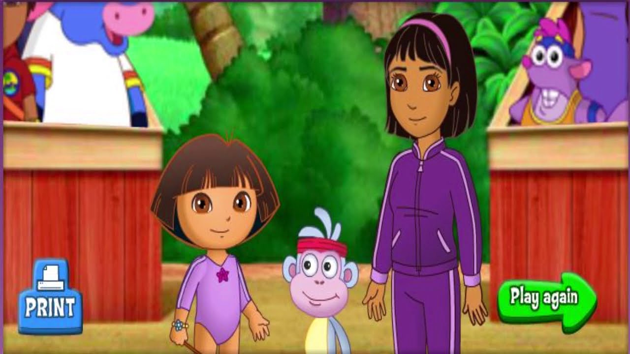 Dora Fantastic Gymnastic Adventure - YouTube