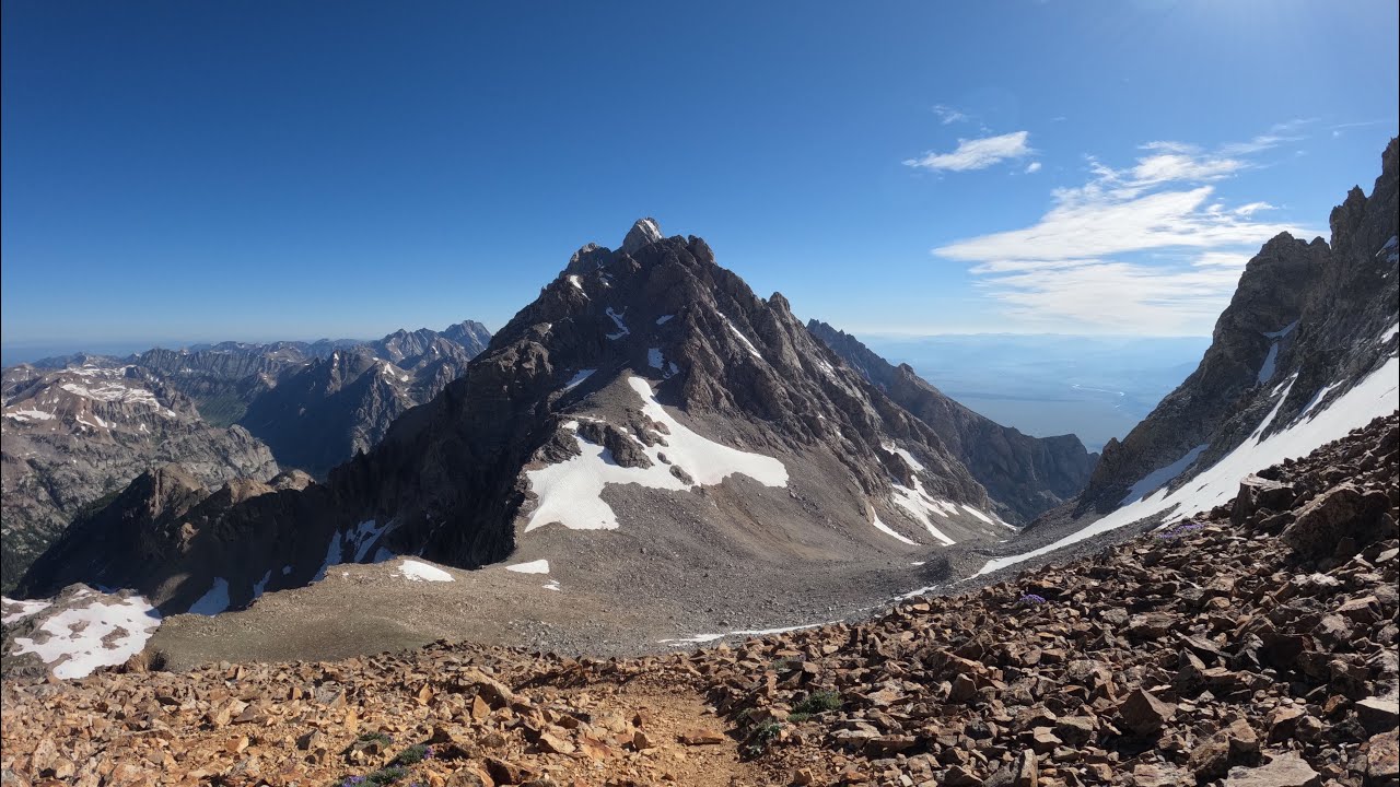 Climbing the south and middle Teton (7-19-23) - YouTube