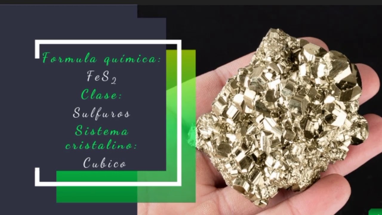Propiedades físicas y químicas de la pirita - YouTube