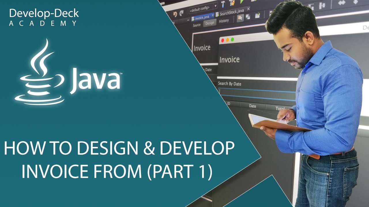 How to Design and Develop Invoice Form in Java Netbeans - Part 9 ...