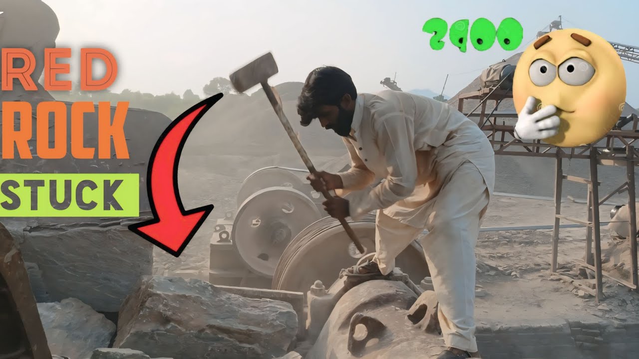 ☠️"Red Rocks" ⚒️Crushing Moment|Dancing Stone Crush in Jaw machine⚒️⚒️ ...