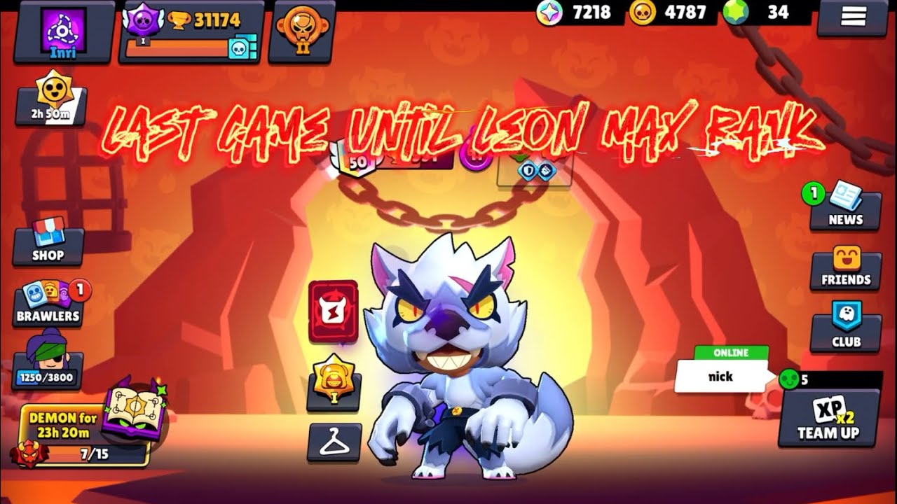 Last game until Leon max rank 🥳🥳🥳 - YouTube