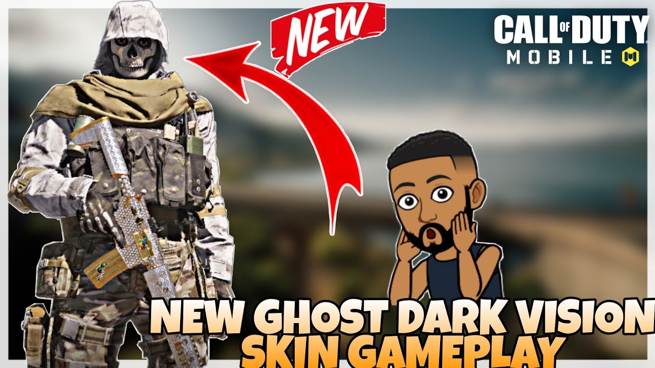 NEW GHOST DARK VISION SKIN GAMEPLAY / HIGHLIGHT IN SEASON 13 CALL OF ...