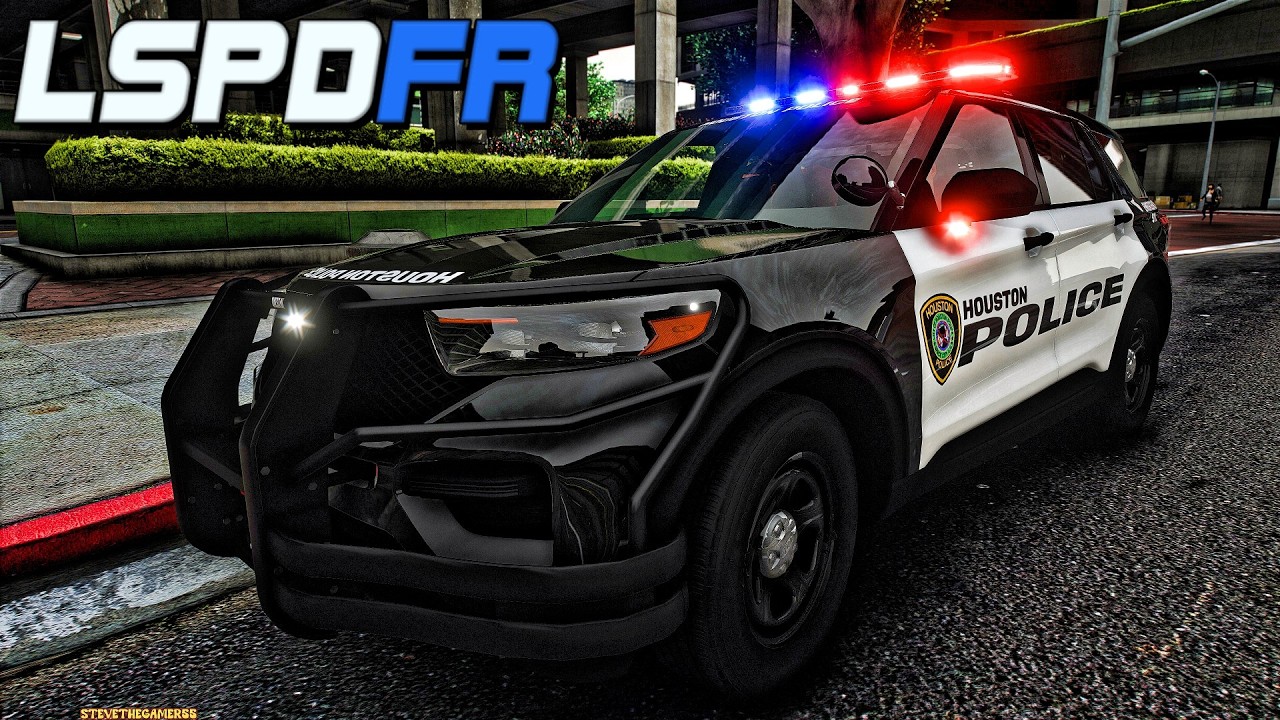 🚔 GTA 5 LSPDFR | City Day Patrol with HPD | Realistic Police Officer ...