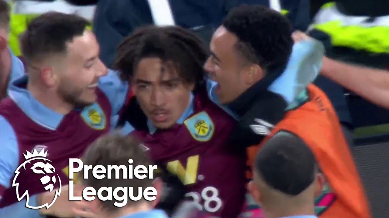 Luca Koleosho scores first goal for Burnley to make it 4-0 v. Blades ...