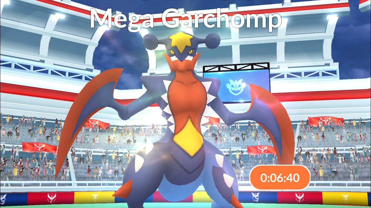 Fighting Mega Garchomp Pokémon go - YouTube