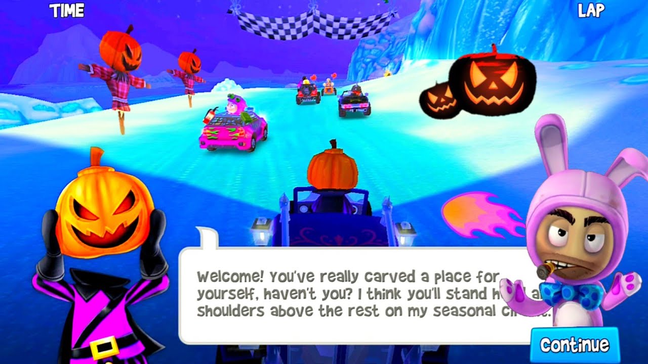 Mr. Happy is Back! Halloween Races⚡Beach Buggy Racing 2 - YouTube