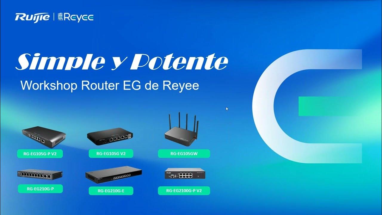 Ruijie Networks – EG Router Simple y Poderoso - YouTube