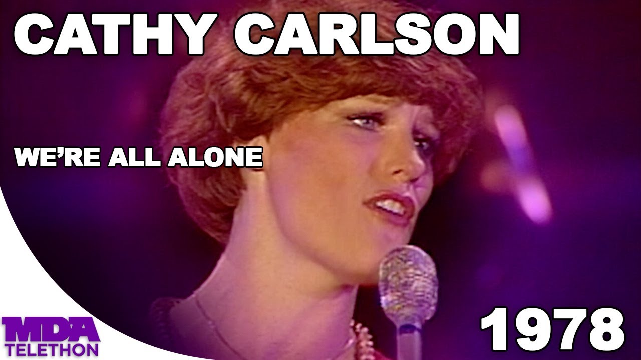 Cathy Carlson - We're All Alone | 1978 | MDA Telethon - YouTube