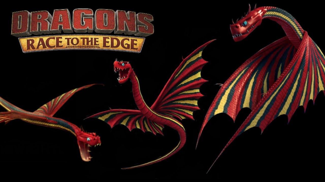 Dragons: Race To The Edge [2015 - 2018] - Slitherwing Screen Time - YouTube