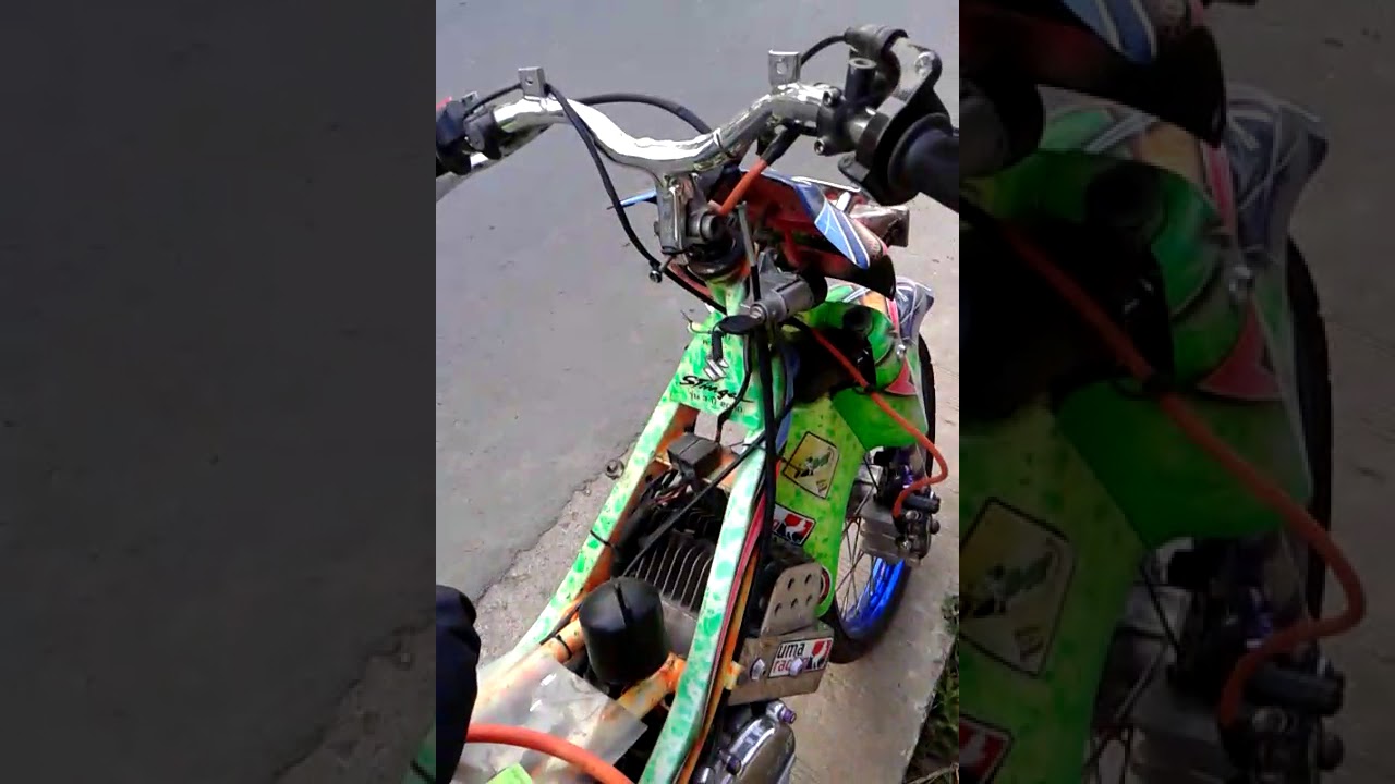 Satria 2tak full modif - YouTube