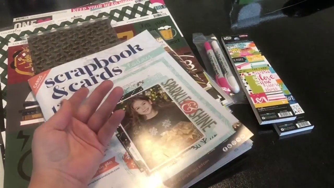 Quick Scrapbook Haul Share - YouTube