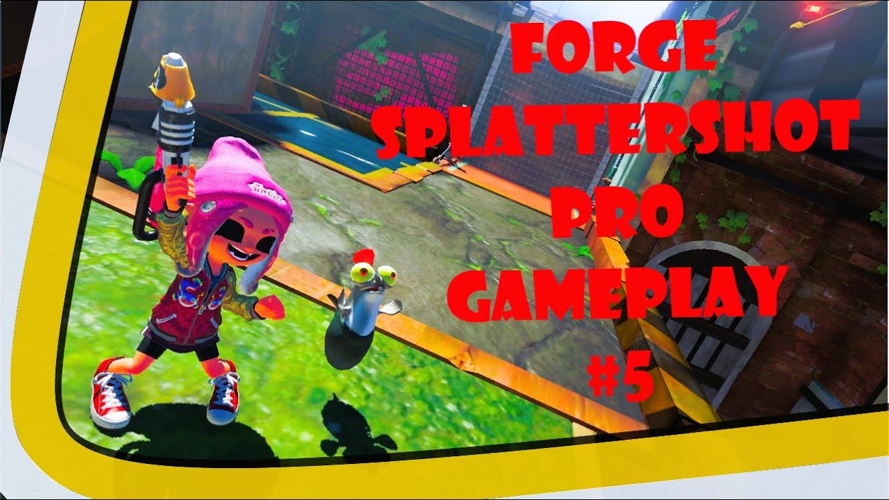 Forge Splattershot Pro Gameplay #5 - Splatoon 3 | Anarchy Battle (CB ...