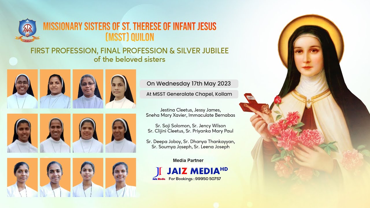 First Profession,Final Profession&Silver Jubilee of the beloved Sisters ...