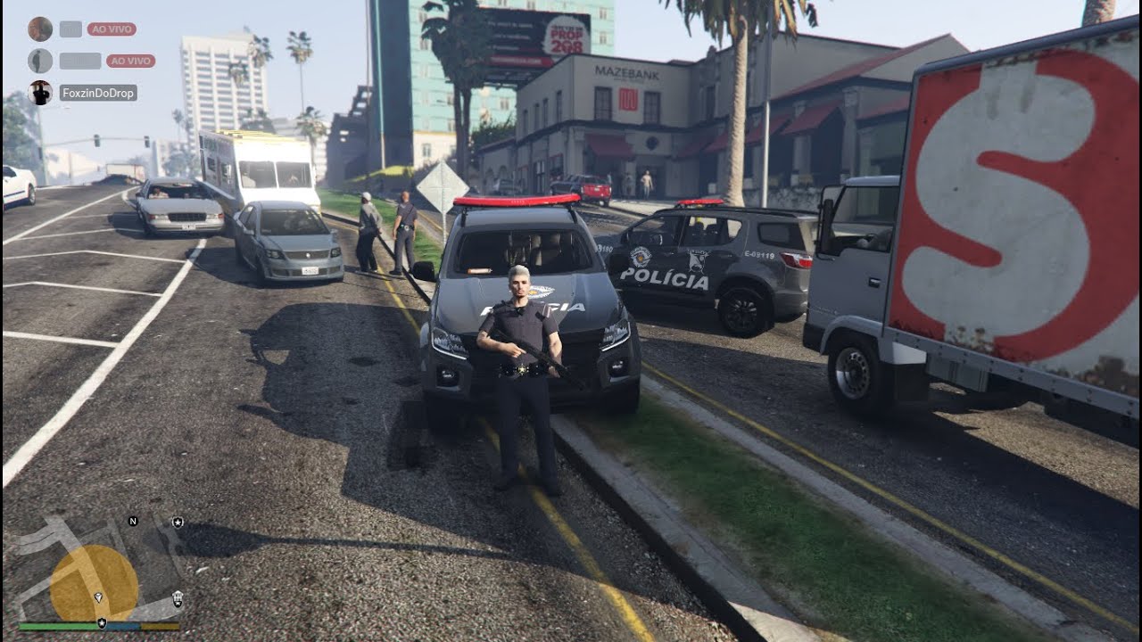 PATRULHAMENTO COM A VTR DA PMESP NO GTA V MOD POLICIA/ #lspdfr - YouTube