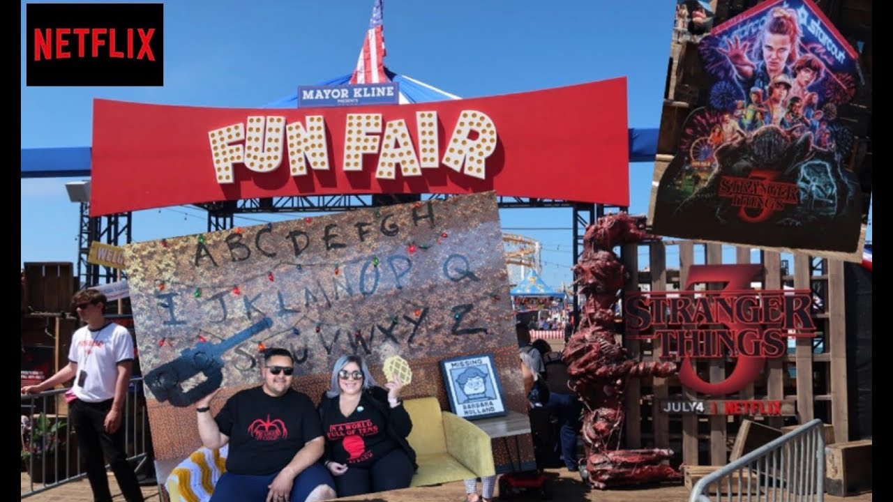 Stranger Things Carnival /Fun Fair at The Santa Monica Pier | Exclusive ...