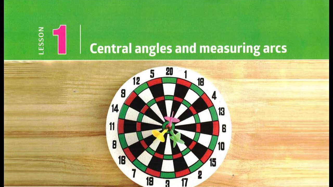 Unit 5: Lesson 1- Central angles and measuring arcs - YouTube