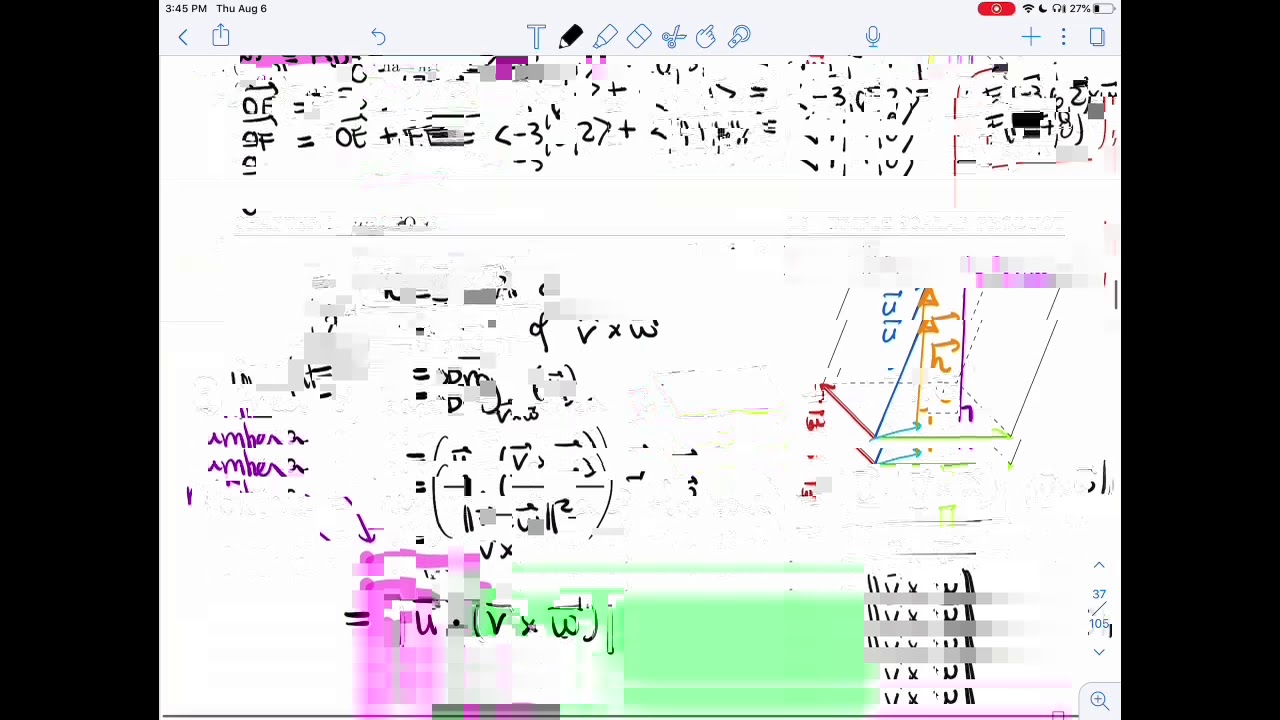 Linear Algebra 1.5.2 - Geometric Application of the Triple Scalar ...