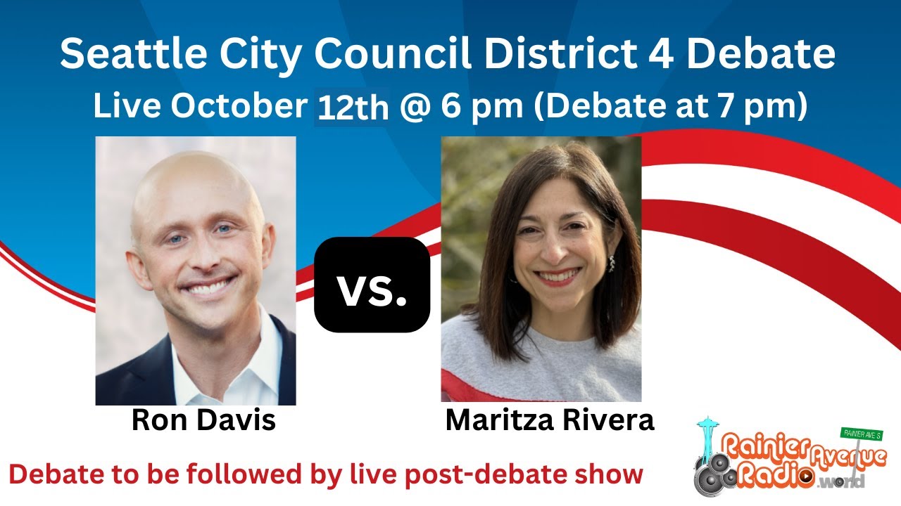Seattle City Council District 4 Debate: Ron Davis vs. Maritza Rivera ...