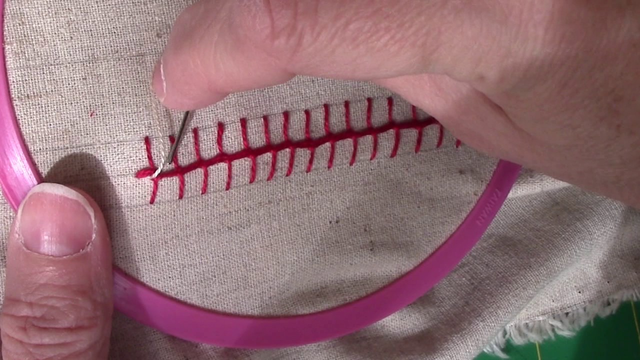 Barb Stitch - YouTube