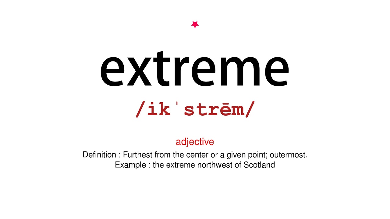 How to pronounce extreme - Vocab Today - YouTube