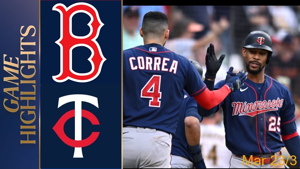 Minnesota Twins vs. Boston Red Sox Game Highlights 3/23/2024 | MLB ...