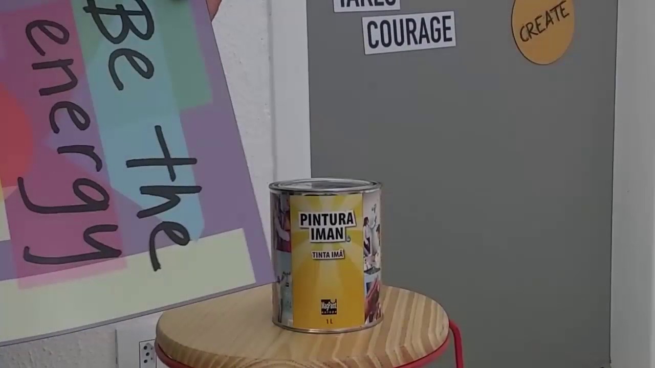 Decorando com Tinta Imã e Manta Magnética - YouTube