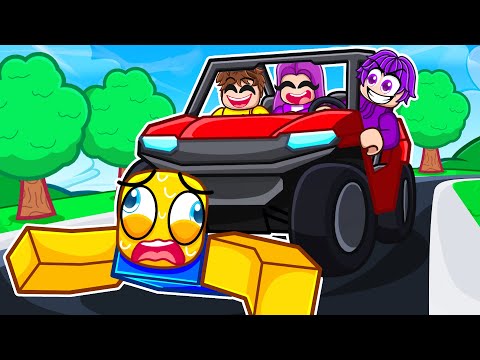 RUNNING OVER NOOBS in Roblox…