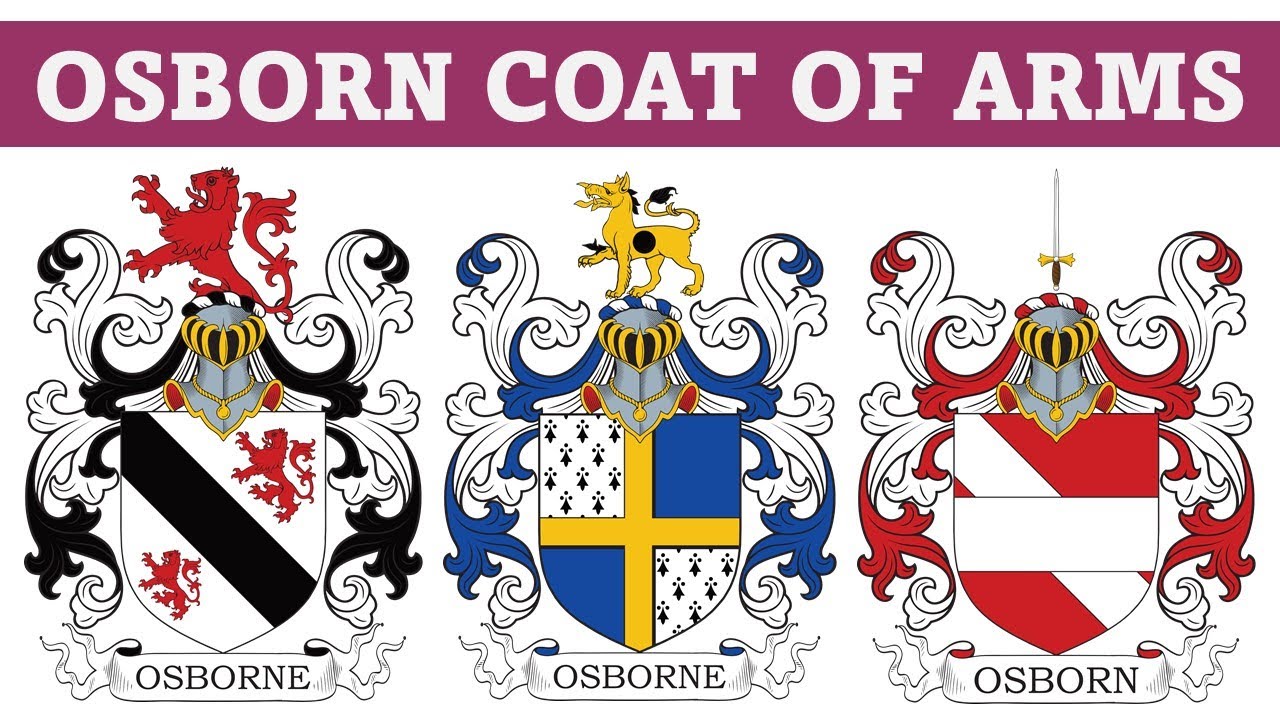 Osborn Coat of Arms & Family Crest - Symbols, Bearers, History - YouTube