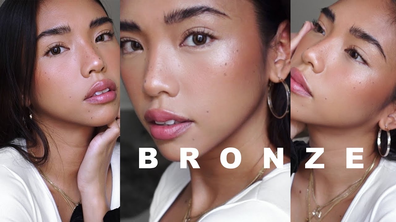 BRONZE | Natural Glowy Bronzed Skin Makeup Tutorial | rachelteetyler ...