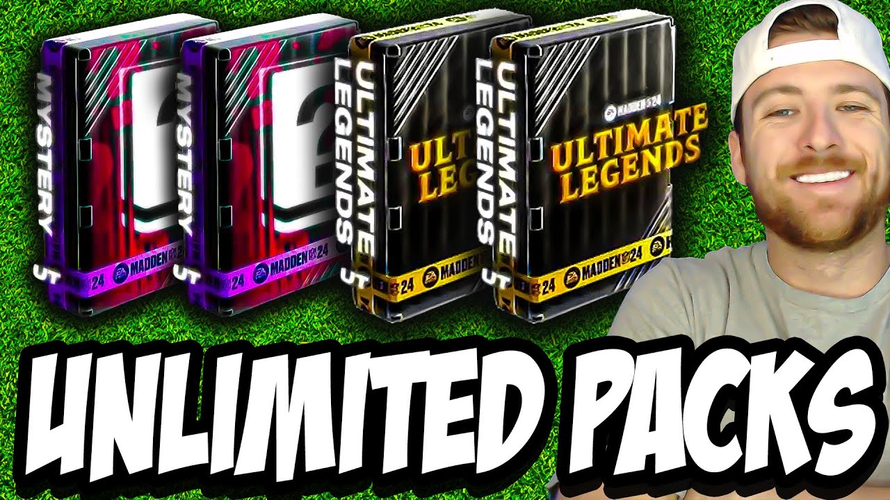 WE OPENED UNLIMITED ULTIMATE LEGEND PACKS IN MADDEN 24😍 - YouTube