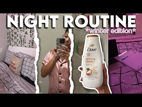 my REALISTIC WINTER night routine ☆ cleaning, homework, skincare, etc || vlogmas day 3||
