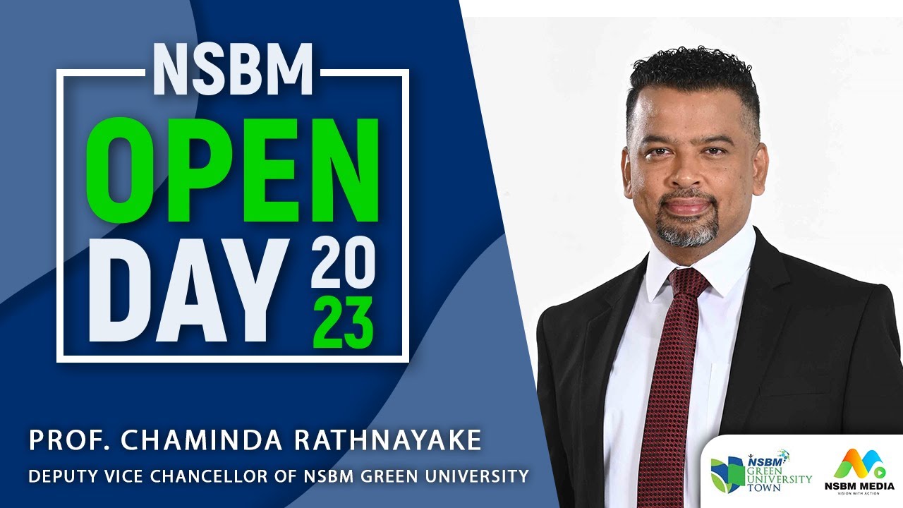 NSBM Open Day 2023 - Deputy Vice Chancellor of NSBM Green University ...