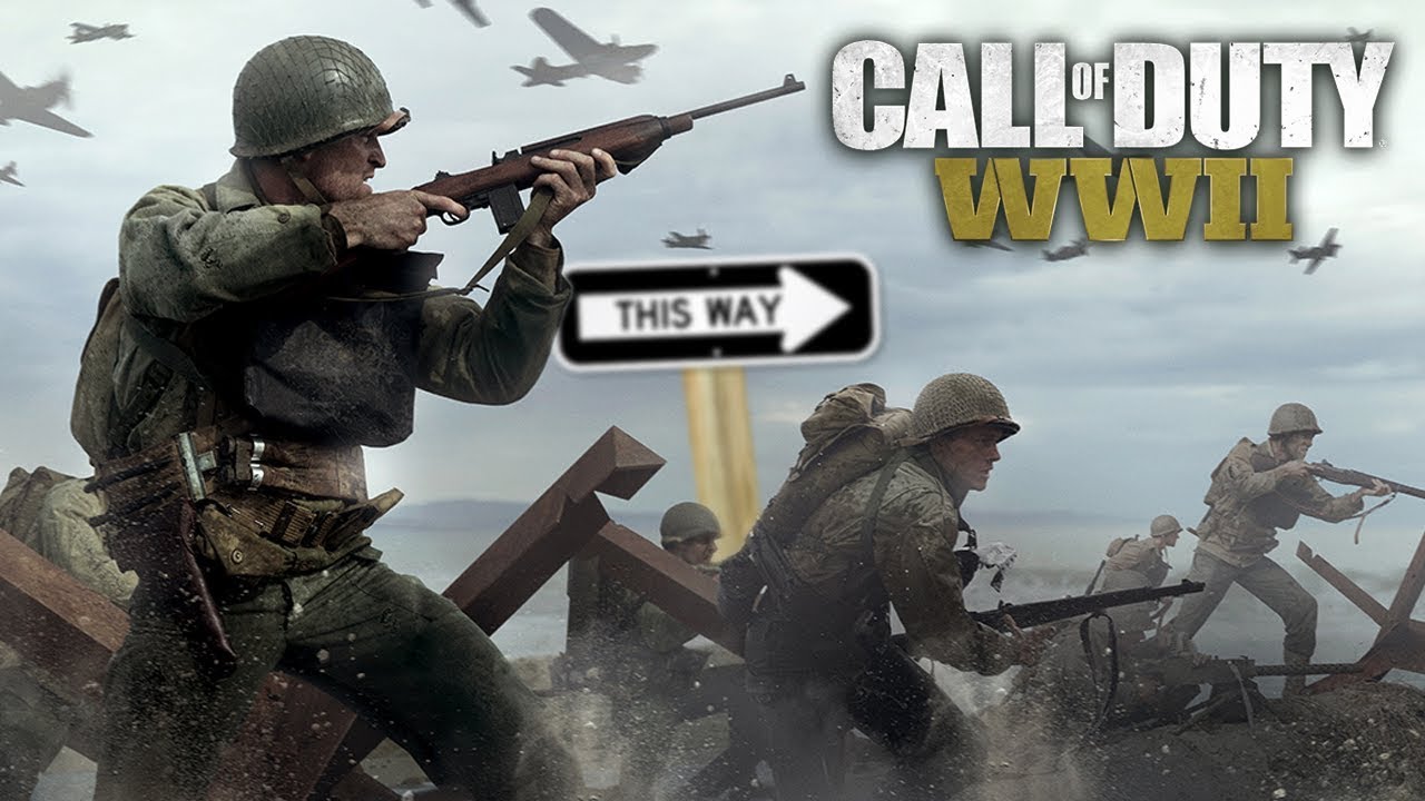 Invasion of Tutorial Beach - Call of Duty WW2 Campaign Gameplay - YouTube